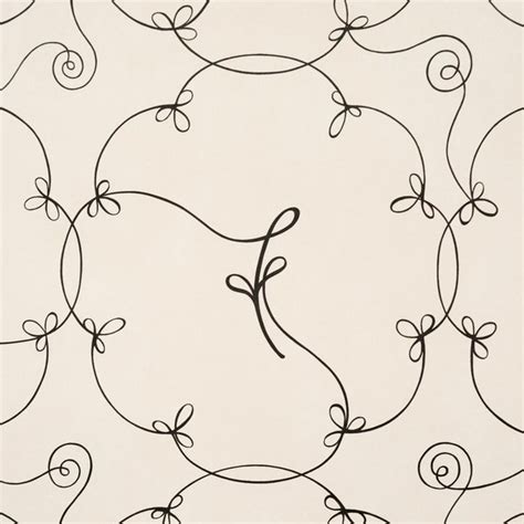 Sample Schumacher X Backdrop Broderie Wallpaper In Black And Ivory Chairish