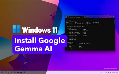 How To Install Google Gemma Or N Ai Model On Windows Pureinfotech