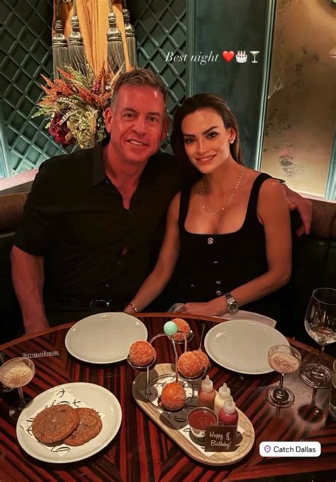 Troy Aikman Celebrates Stunning Girlfriends Birthday In Rarely Seen