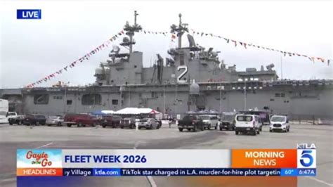 La Fleet Week 2026 Ship Tour Information Ktla