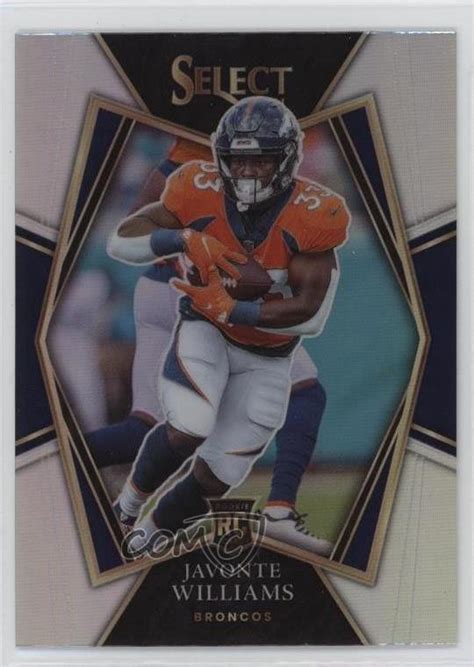 2021 Panini Select Premier Level Silver Prizm Javonte Williams Rookie