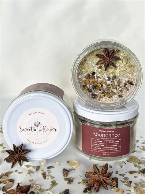 Bougies Artisanales Dintention Lithoherbothérapie