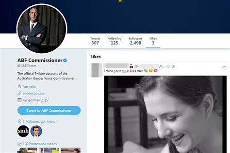 Border Force Roman Quaedvliegs Twitter Acct Likes Porn Daily Mail