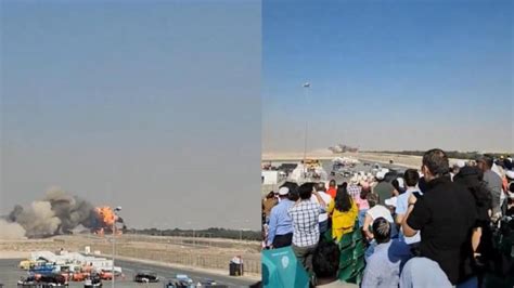 Dubai Air Show Plane Crash Indias Tejas Jet Crashes While Performing