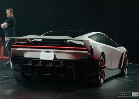 Tesla Unveils New Roadster At Spacex In Texas