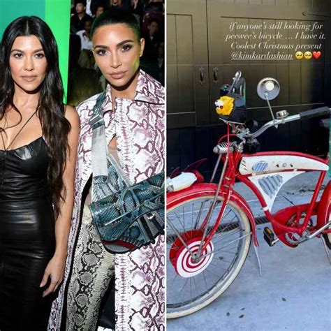 Kim Kardashian Ts Kourtney Pee Wee Herman Bike Worth 125000 Us
