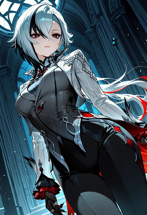 Shouko Genshin Waifus On X Ready For Battle Arlecchino Arlecchino
