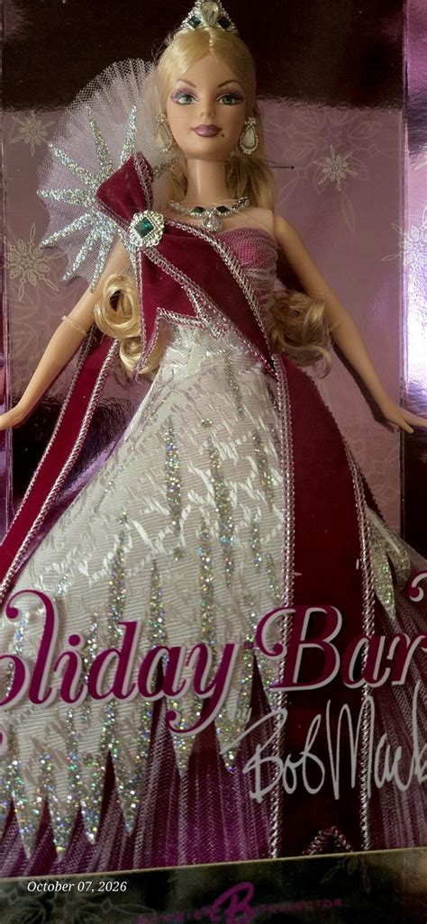 Mattel 18528 Barbie Collector Holiday 2005 Doll Designed By Bob Mackie