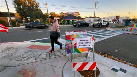 Battle Continues Over Orlando Rainbow Crosswalk