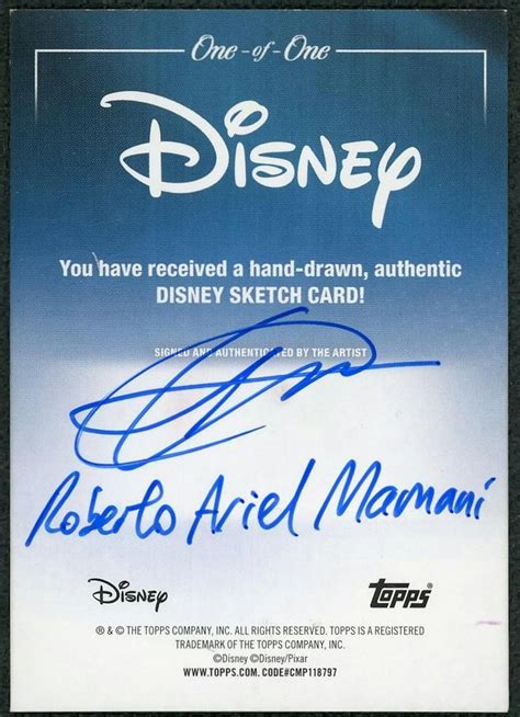 2026 Topps Disney Pluto Sketch 1 1 Da Card World