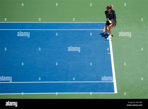 Canadas Katherine Sebov Hits A Return To Ukraines Marta Kostyuk