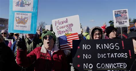 Millions Storm Us Streets In No Kings Crusade Against Trumps