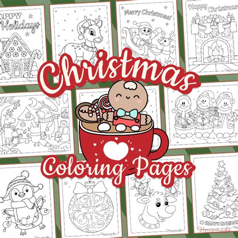Free Christmas Coloring Pages Printable Pdfs