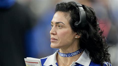 Carlie Irsay Gordon Seen Listening To Coaches Taking Notes