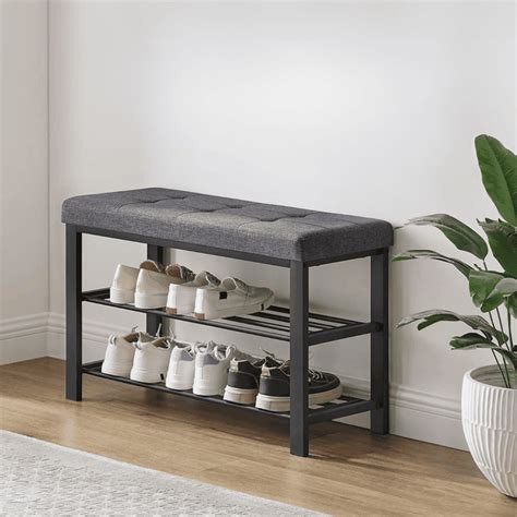 Banqueta Zapatero Gris Kiruna Easycl