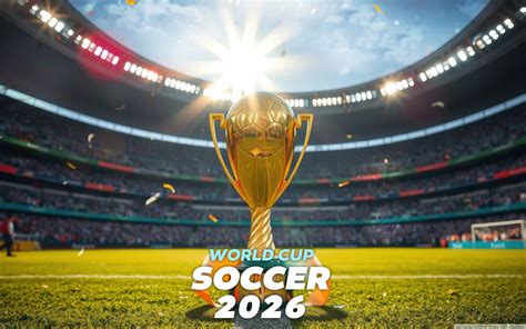 World Cup Soccer 2026 4k Uhd Wallpaper For Ultrahd Desktop And Tv
