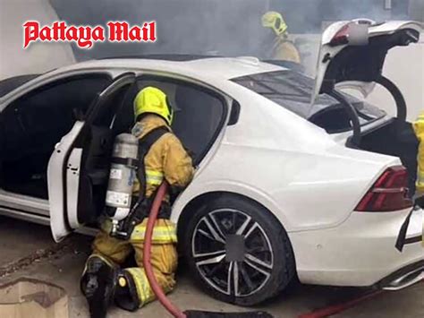 Hybrid Car Catches Fire While Charging Overnight Nearly Engulfing Home