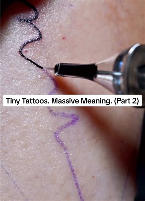 Tiny Tattoos With Big Meanings Find Your Inspiration Tiktok