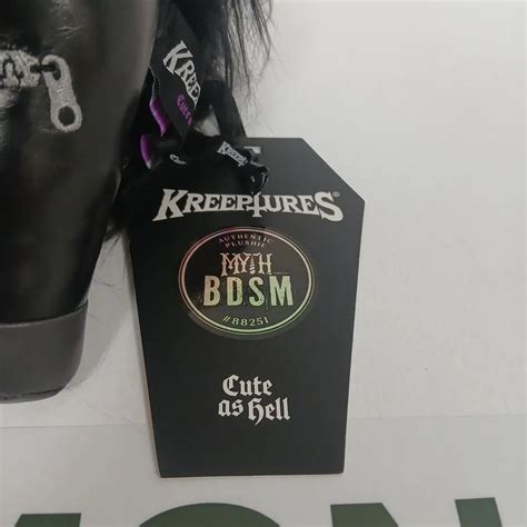 Lot 1218 Eight Brand New Killstar Kreephures Myth Bdsm Plush Toy