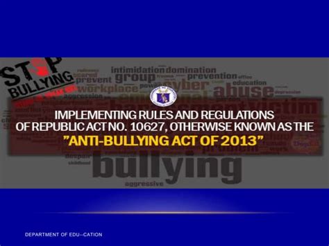 Anti Bullying Irr Clean Version As Of 25 March 20251pdf
