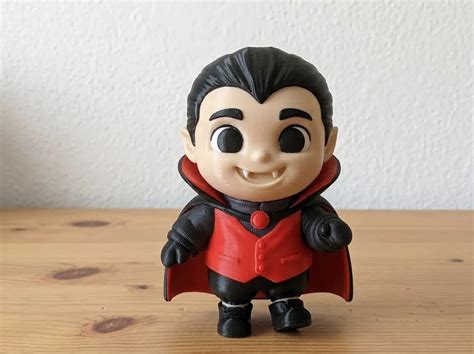 Cute Dracula Multicolor Halloween 2026 Figure Free 3d Print Model