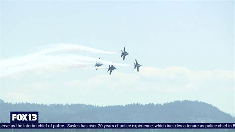 Did You Hear It Blue Angels Practice Ahead Of Seattle Show