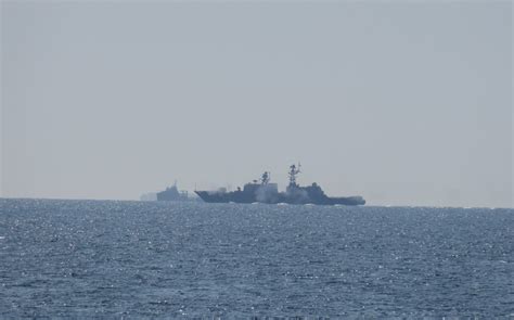 Russian Warship Opens Fire Near Uk As British Ship Closes In