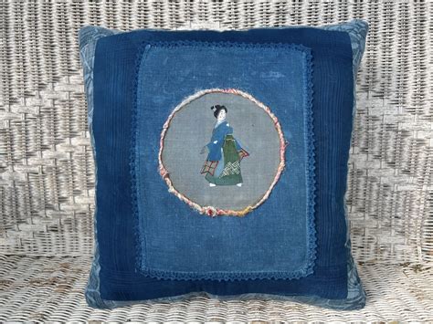 My Indigo Woman Pillow For Sale