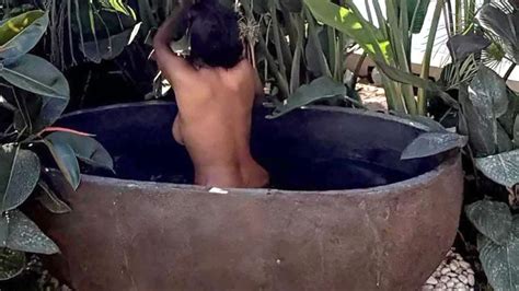 Maya Jama Goes Topless For Sultry Bath Snap After Revealing Her