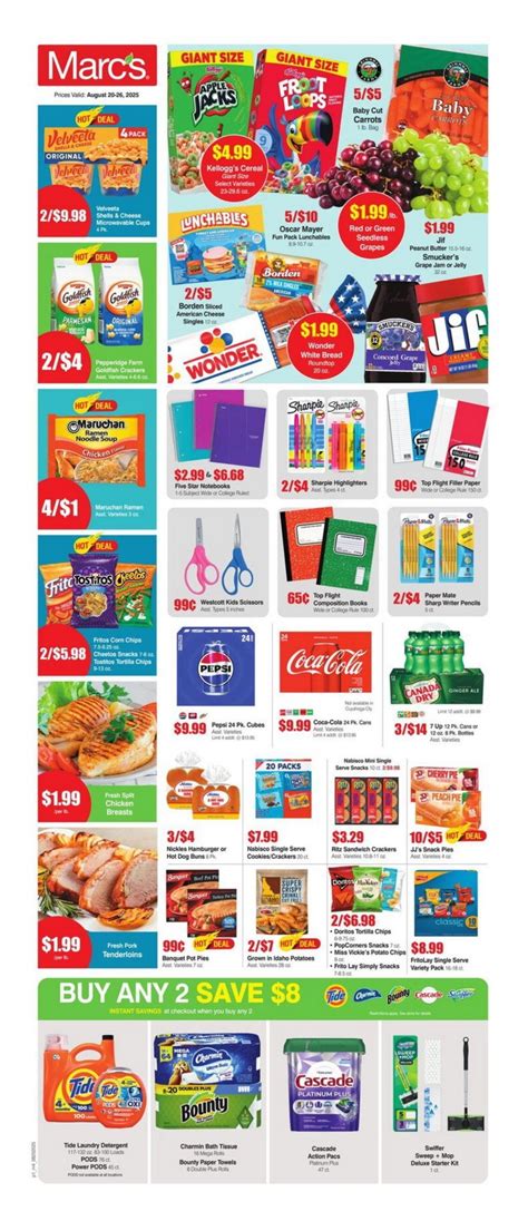 Marcs Weekly Ad Aug 20 Aug 26 2025
