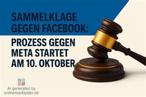 Sammelklage Gegen Facebook Prozess Gegen Meta Startet Am 10 Oktober