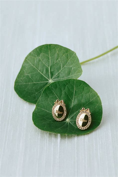 Womens Designer Earrings Clip Hoop Stud Earrings Dior Tw