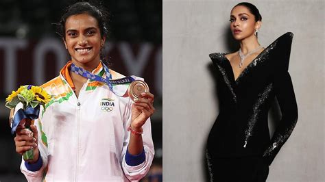 Pv Sindhu Donates Her Game Worn Jerseys To Deepika Padukone For World