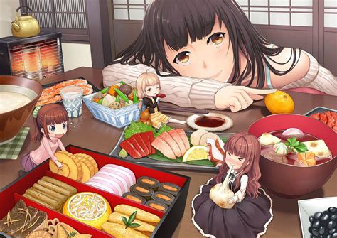 Anime Food Wallpapers Top Free Anime Food Backgrounds Wallpaperaccess
