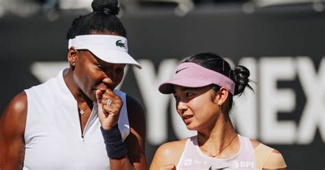 Alex Eala Venus Williams To Face Tereza Mihalikova Olivia Nicholls In
