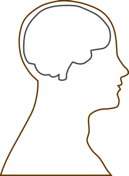 Brain Outline Png White