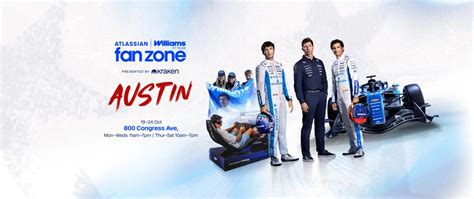 Atlassian Williams F1 Team Fan Zone Presented By Kraken Returns To