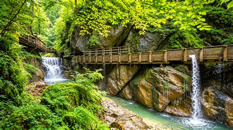 Following The Weißbach River Through Seisenbergklamm Gorge 4k