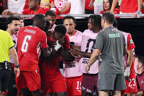 Swiss Star Cries Over Senseless Red Card Argentina Benefits From New Rule