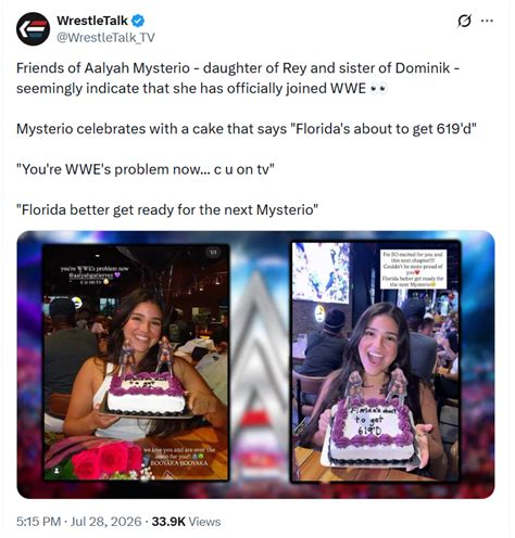 Report Aalyah Mysterio Heading To Wwe Performance Center Wwe News
