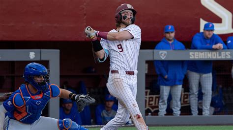 No 4 Fsu Baseball Falls 7 2 To Rival No 7 Florida In Midweek Game