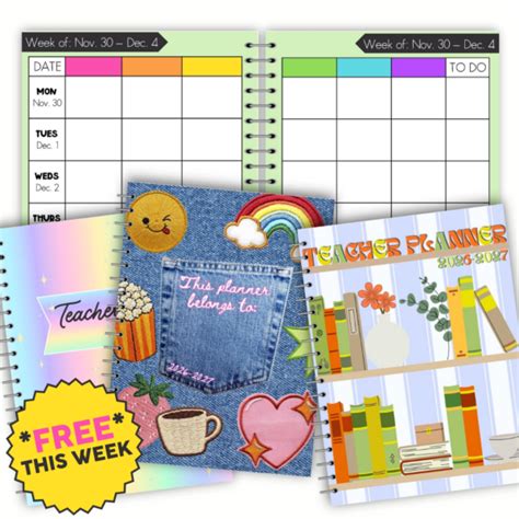 Sample Teacher Planner Version 1 Lucky Little Learners