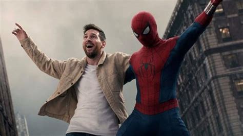Lionel Messi Swaps The Pitch For Spidey Joins Tom Holland In ‘spider