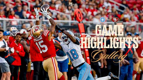 Game Photos 49ers Vs Titans Preseason Week 1