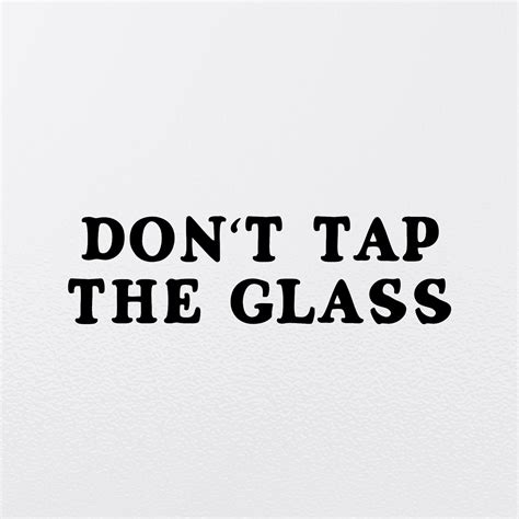 Dont Tap The Glass Album Cover Generator