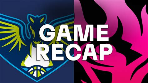 Dallas Wings Vs Portland Fire Jul 22 2026 Game Summary