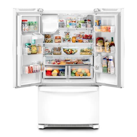 Whirlpool Standard Depth 247 Cu Ft 3 Door 36 In Wide French Door