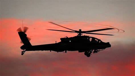 Army Apache Helicopter Crash In Texas Kills 2 Crew Members Aboard