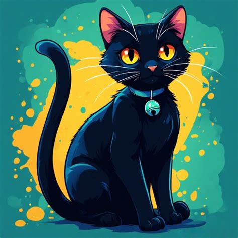 90s Anime Kitty Free Public Domain Image Public Domain Pictures