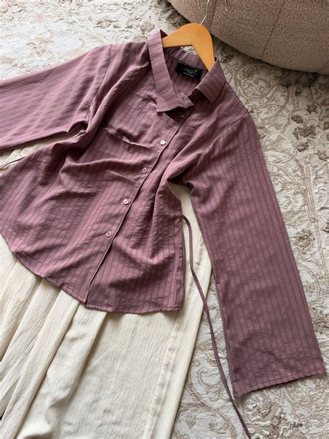 Yuna Dusty Pink Full Sleeve Top Classical Clothes Brand